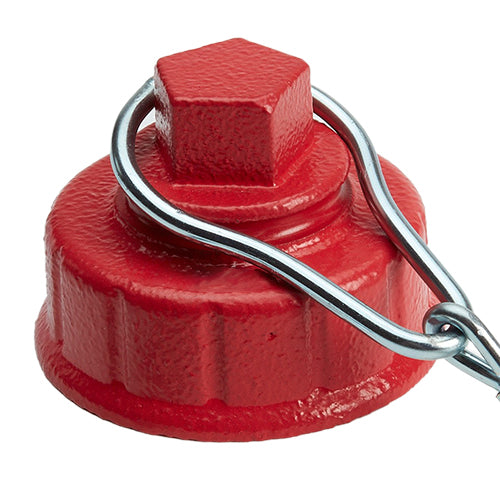 Iron 2 1/2" NH / NST Fire Hydrant Cap – HoseRack