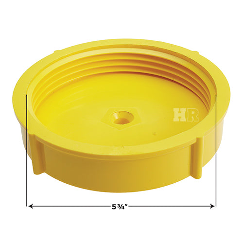 Yellow Plastic 4 1/2" NH Fire Hydrant Cap with Chain – HoseRack