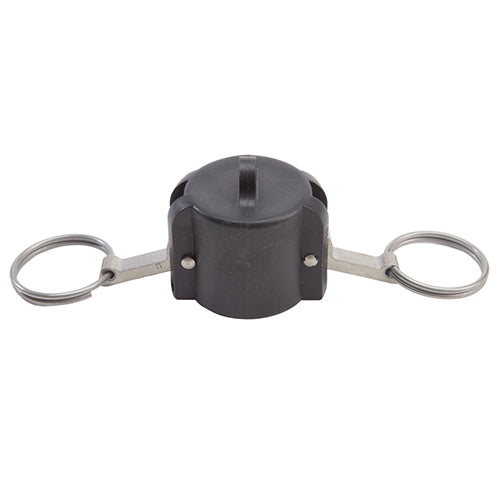 Polypropylene 1" Female Camlock Fitting Dust Cap (USA) – HoseRack
