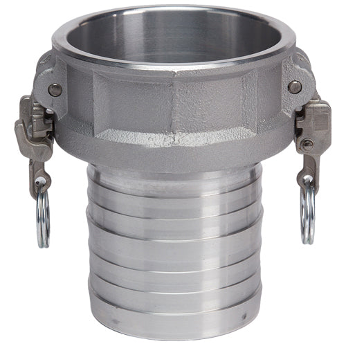 Aluminum Locking 4" Female Camlock Fitting x 4" Hose Shank (USA) – HoseRack