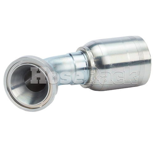 2” Hydraulic Hose Fitting with SAE Code 61 Flange 45° Elbow (N-Series 4 ...