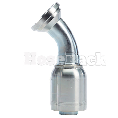 2” Hydraulic Hose Fitting with SAE Code 61 Flange 45° Elbow (N-Series 4 ...