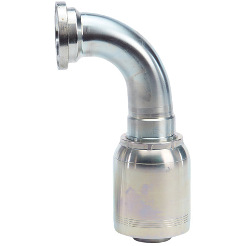 1 1/2” Hydraulic Hose Fitting with SAE Code 61 Flange 90° Elbow (N ...