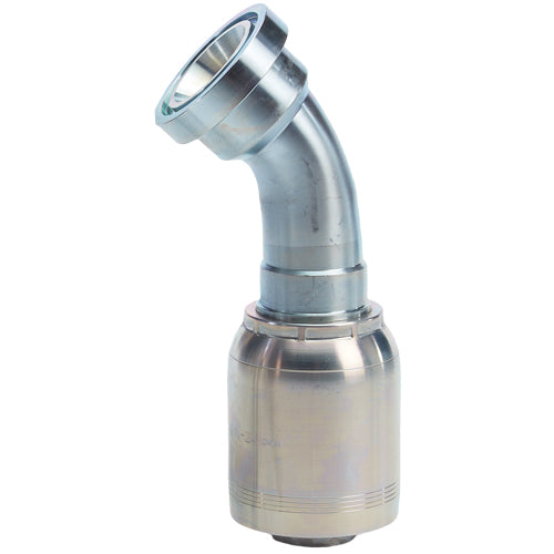 1 1/2” Hydraulic Hose Fitting with SAE Code 62 Flange 45° Elbow (N ...