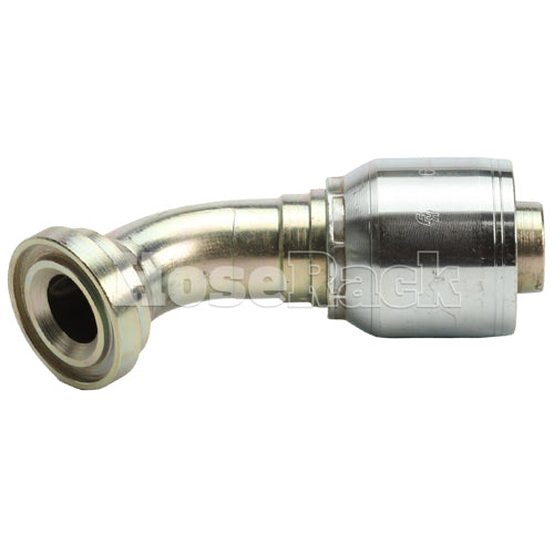1” Hydraulic Hose Fitting with SAE Code 61 Flange 45° Elbow (N-Series 4 ...