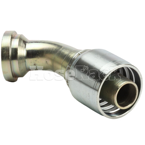 1” Hydraulic Hose Fitting with SAE Code 61 Flange 45° Elbow (N-Series 4 ...