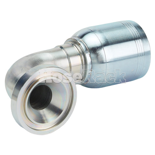 1 1/4” Hydraulic Hose Fitting with SAE Code 61 Flange 90° Elbow (N ...