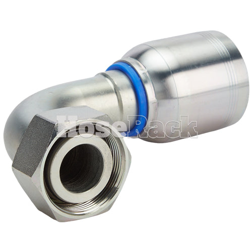 Hydraulic Hose Fitting with M45 x 2 Female Metric Light Swivel - 90 ...
