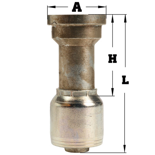 2" Hydraulic Hose Fitting with SAE Code 61 Flange (N-Series 4-Wire 2 ...