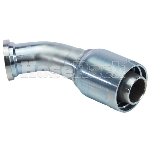 2" Hydraulic Hose Fitting with SAE Code 61 Flange 45° Elbow (N-Series 4 ...