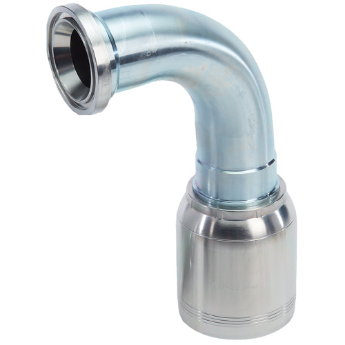 2" Hydraulic Hose Fitting with SAE Code 61 Flange 90° Elbow (N-Series 4 ...