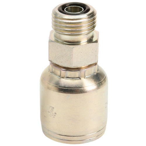 3/8” Hydraulic Hose Fitting with Male Flat Face ORFS (N-Series 4-Wire 3 ...
