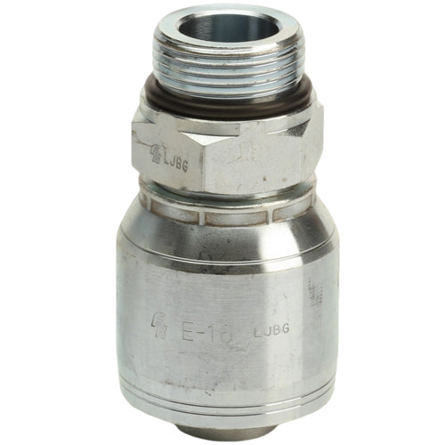 1” Hydraulic Hose Fitting with Male O-Ring Boss (E-Series 2-Wire 1 ...