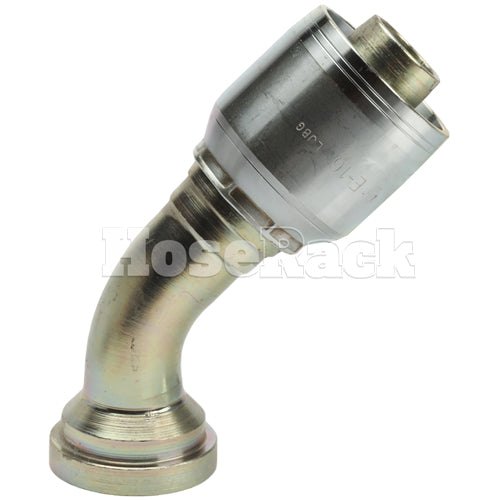 1” Hydraulic Hose Fitting with SAE Code 61 Flange 45° Elbow (E-Series 2 ...